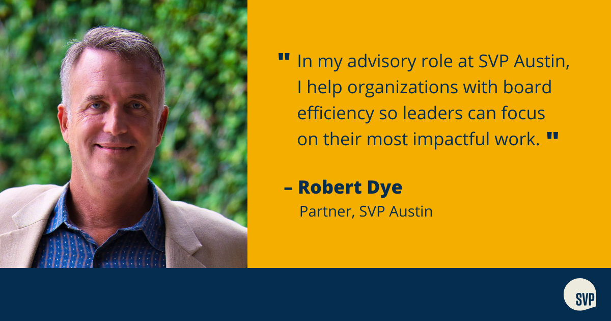 Robert Dye, SVP Austin - Social Venture Partners International